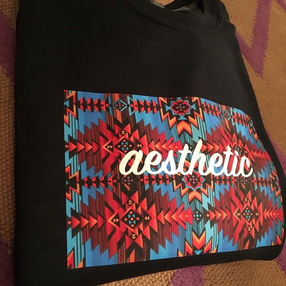 Fruit of the Loom | Sweaters | Crew Neck Sweatshirt Says Aesthetic ...